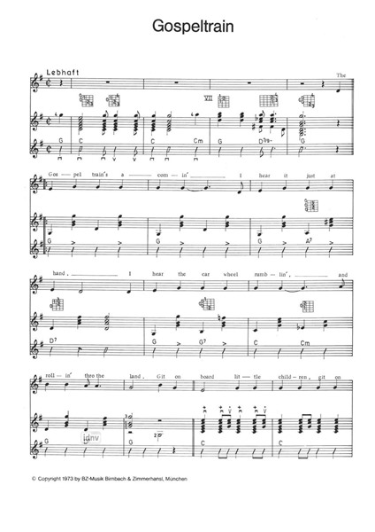 Gospels + Spirituals für Gitarre - AMA Verlag