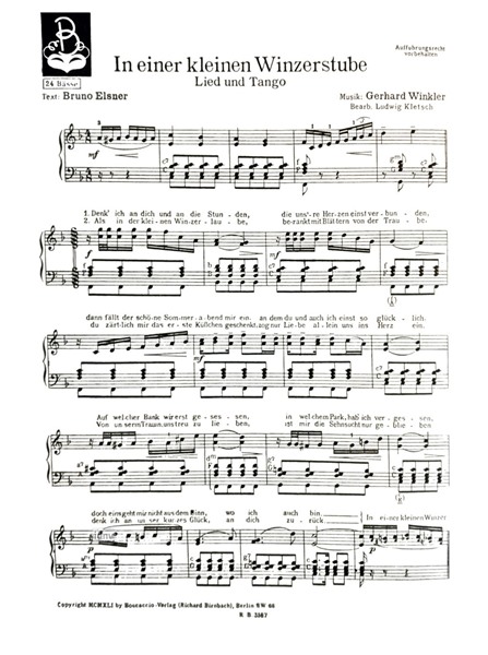 In einer kleinen Winzerstube für Akkordeon - AMA Music