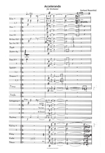 Accelerando für Orchester - AMA Verlag